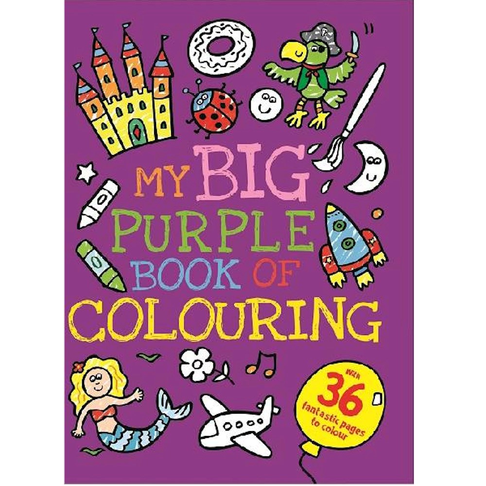 My Big Purple Book of Colouring – The School Shop NZ