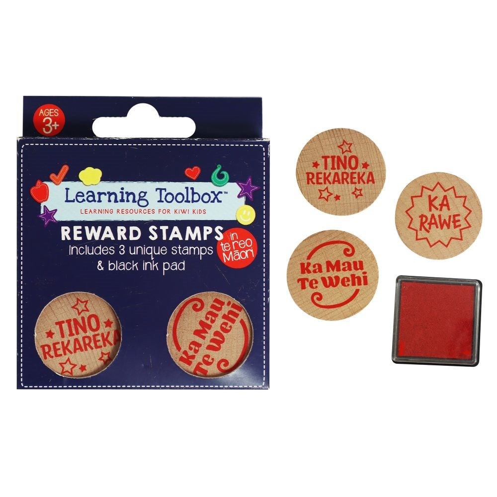Te Reo Praise Stamp Set of 3 – The School Shop NZ