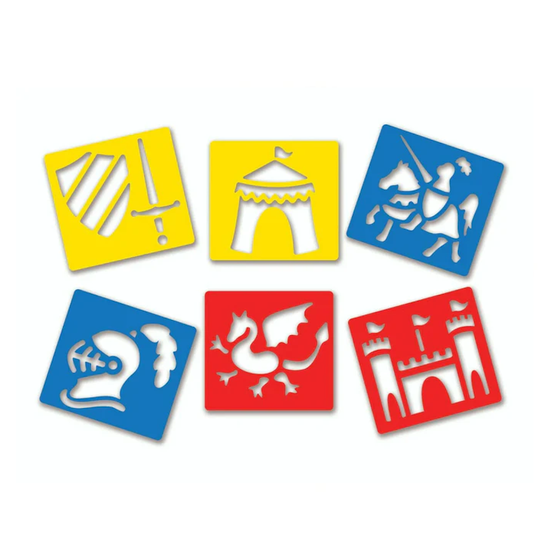 Washable Medieval Stencils Pack of 6 – The School Shop NZ