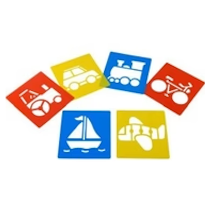 Washable Transport Stencils Pack of 6 – The School Shop NZ